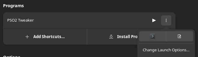Tweaker Configuration